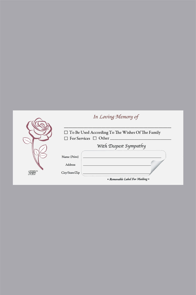 EZ Memorial Offering Envelope – Regal Line